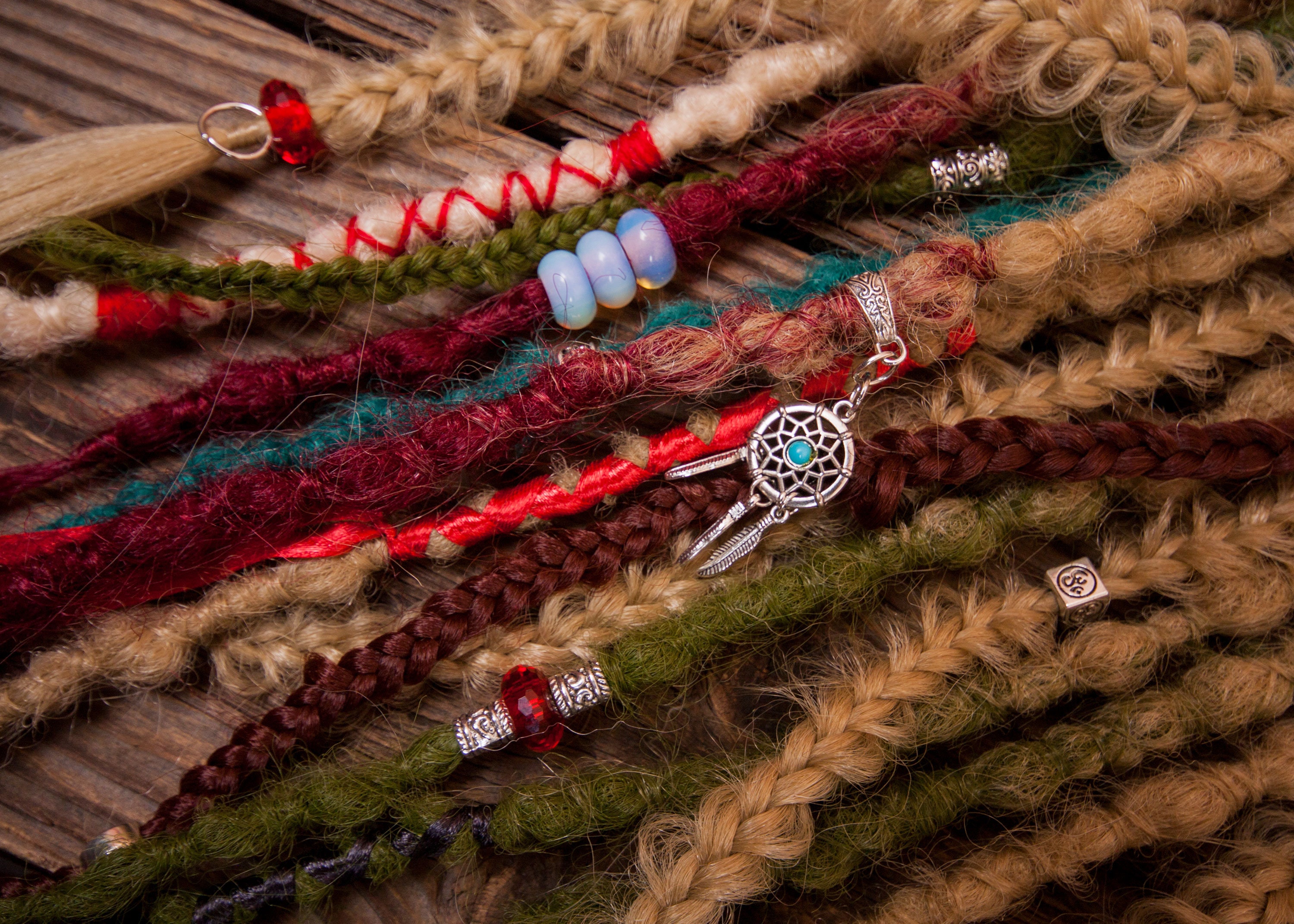 Boho Dread Extensions Hippie Synthetic Dreadlocks Custom | Etsy