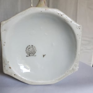 Antique Porcelain Lusterware Canister Set/ White Block Germany ...