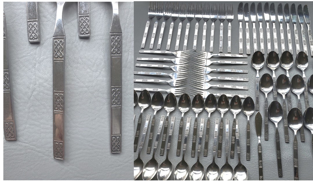 Lifetime Stainless Flatware Collection/ Stainless Steel Scroll Pattern ...
