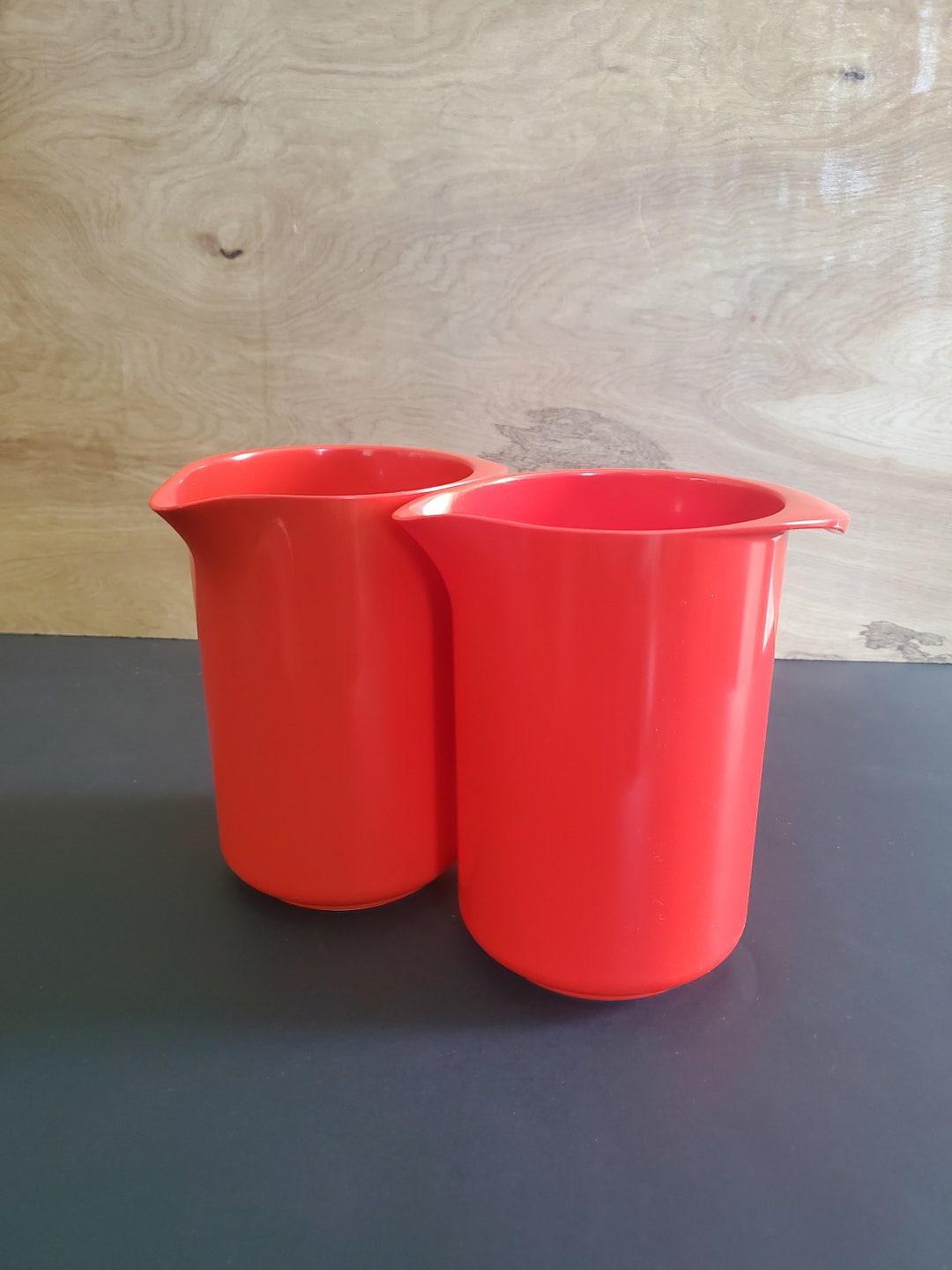 Vintage Heiner Boberg Rosti Red Melamine Red Pitcher/ Panton Era Danish ...