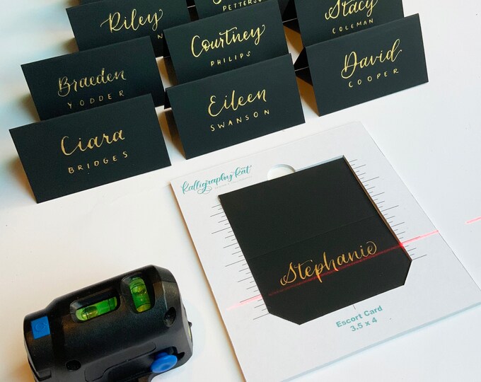 Calligraphy Envelope Addressing Template Guide - Etsy