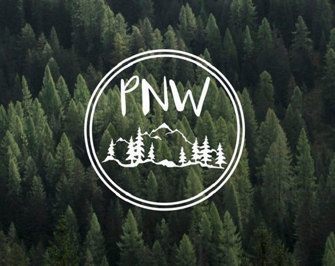 PNW Vinyl Decal - Etsy