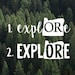 Explore Oregon Vinyl Decal - Etsy