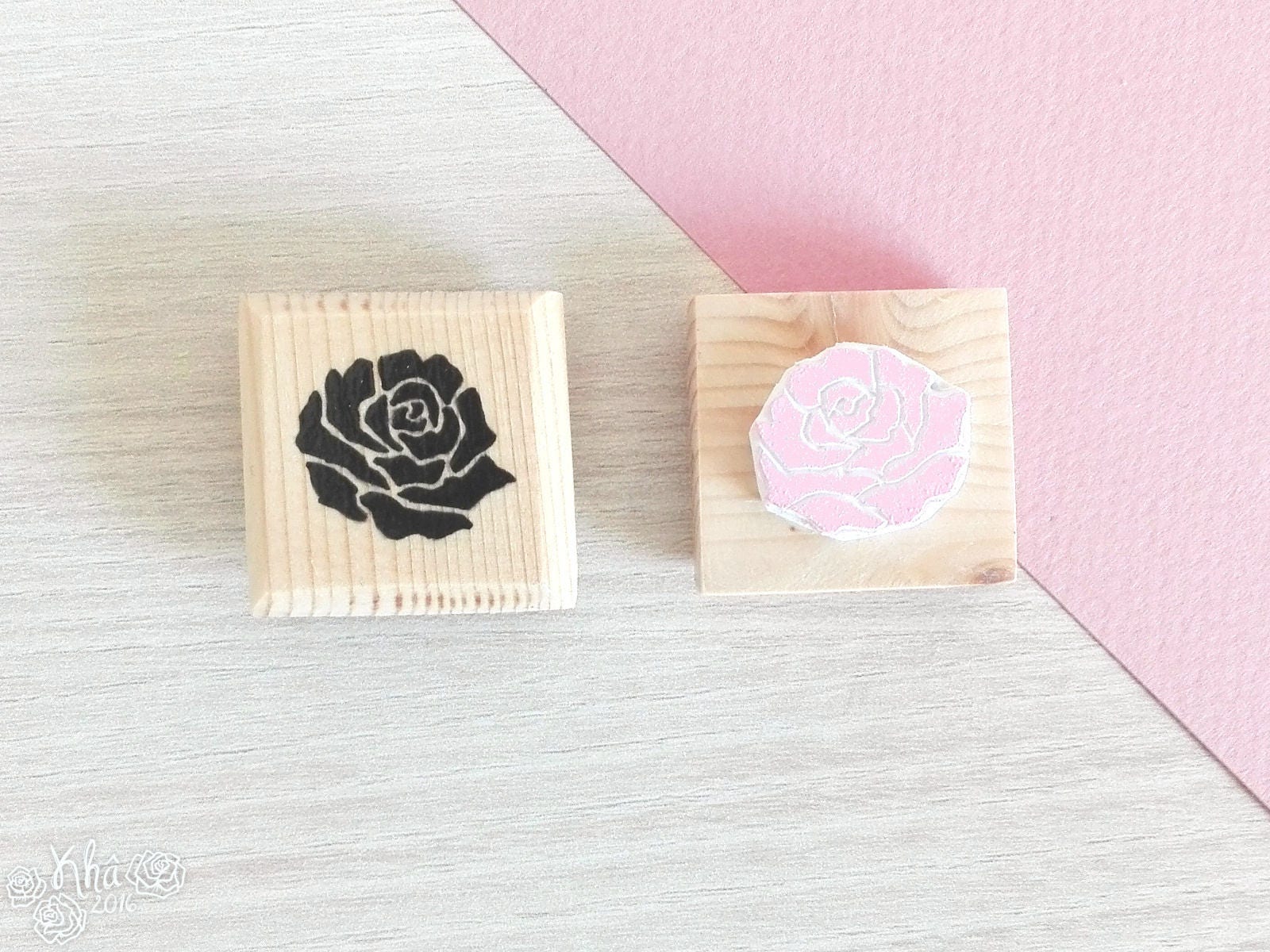 Rose Flower Stamp - Etsy