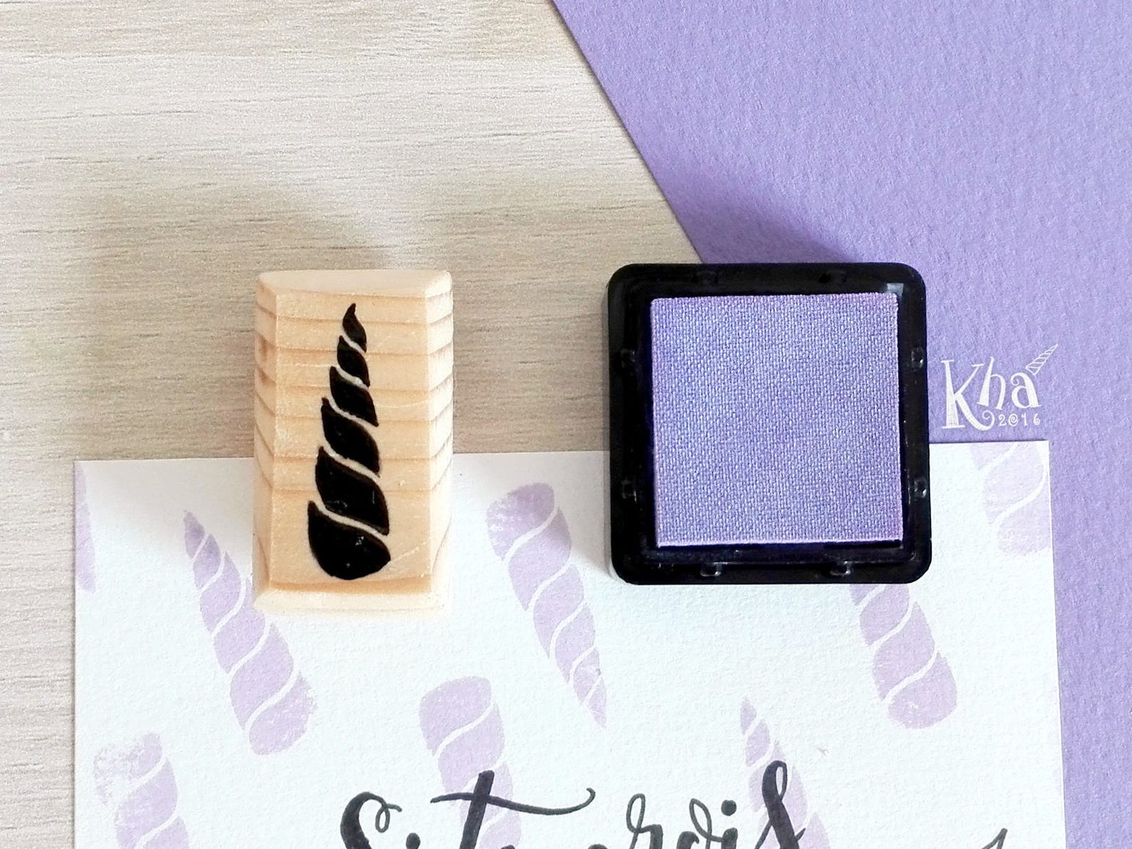 Unicorn Horn Stamp - Etsy