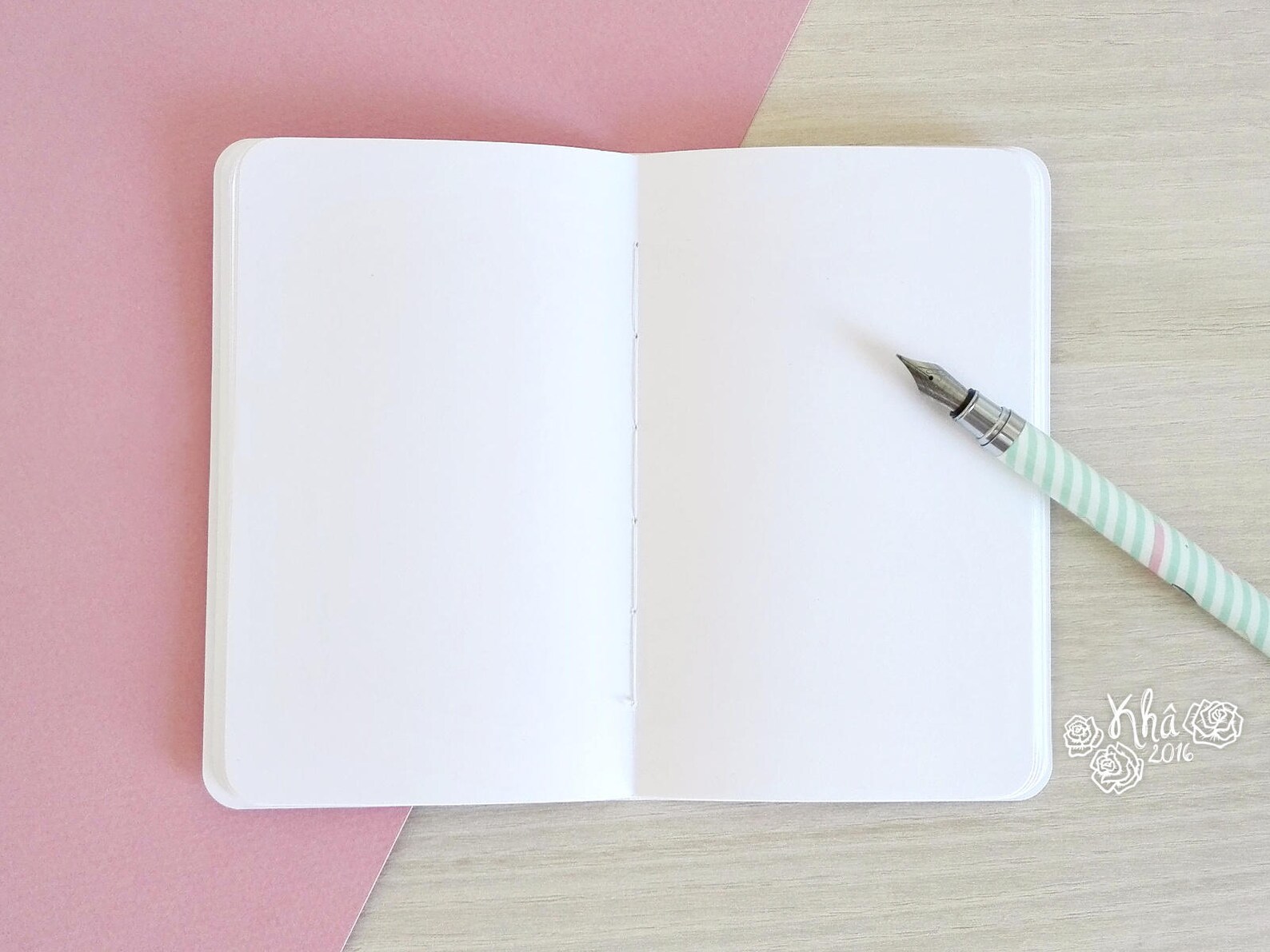 Pastel Pink Purple Blue Vintage Notebook - Etsy