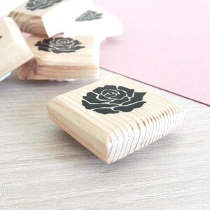 Rose Flower Stamp - Etsy