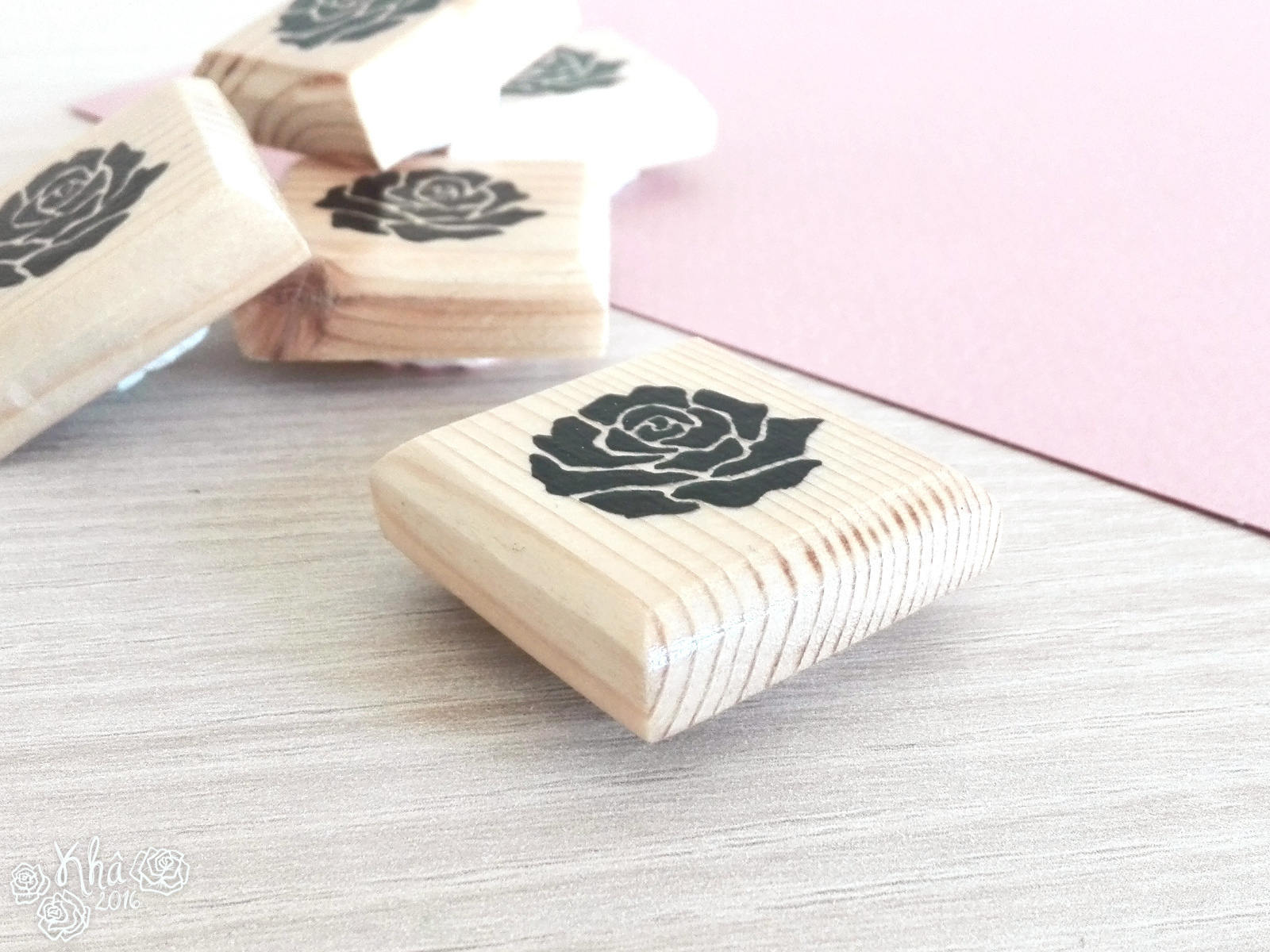 Rose Flower Stamp - Etsy