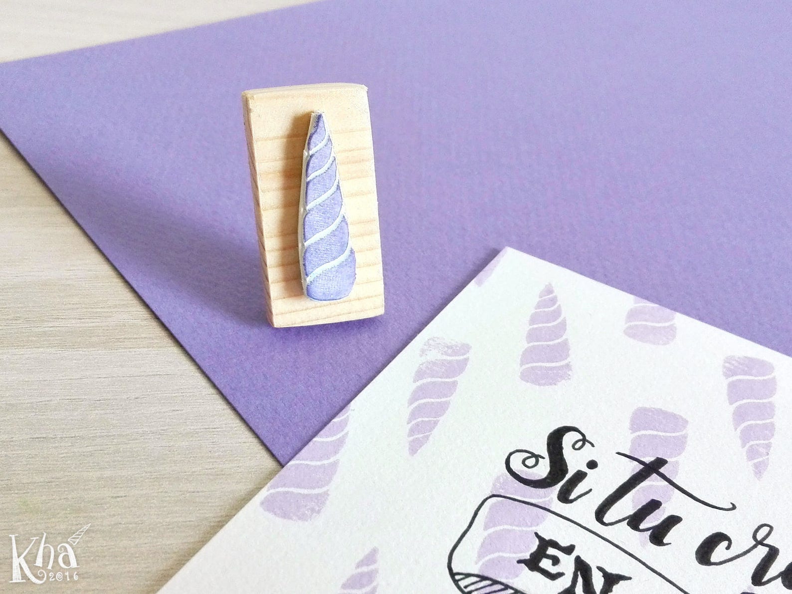 Unicorn Horn Stamp - Etsy