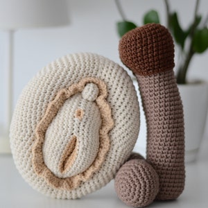 Crochet Pattern Vulva , Vagina Pillov , PATTERN in English - Etsy