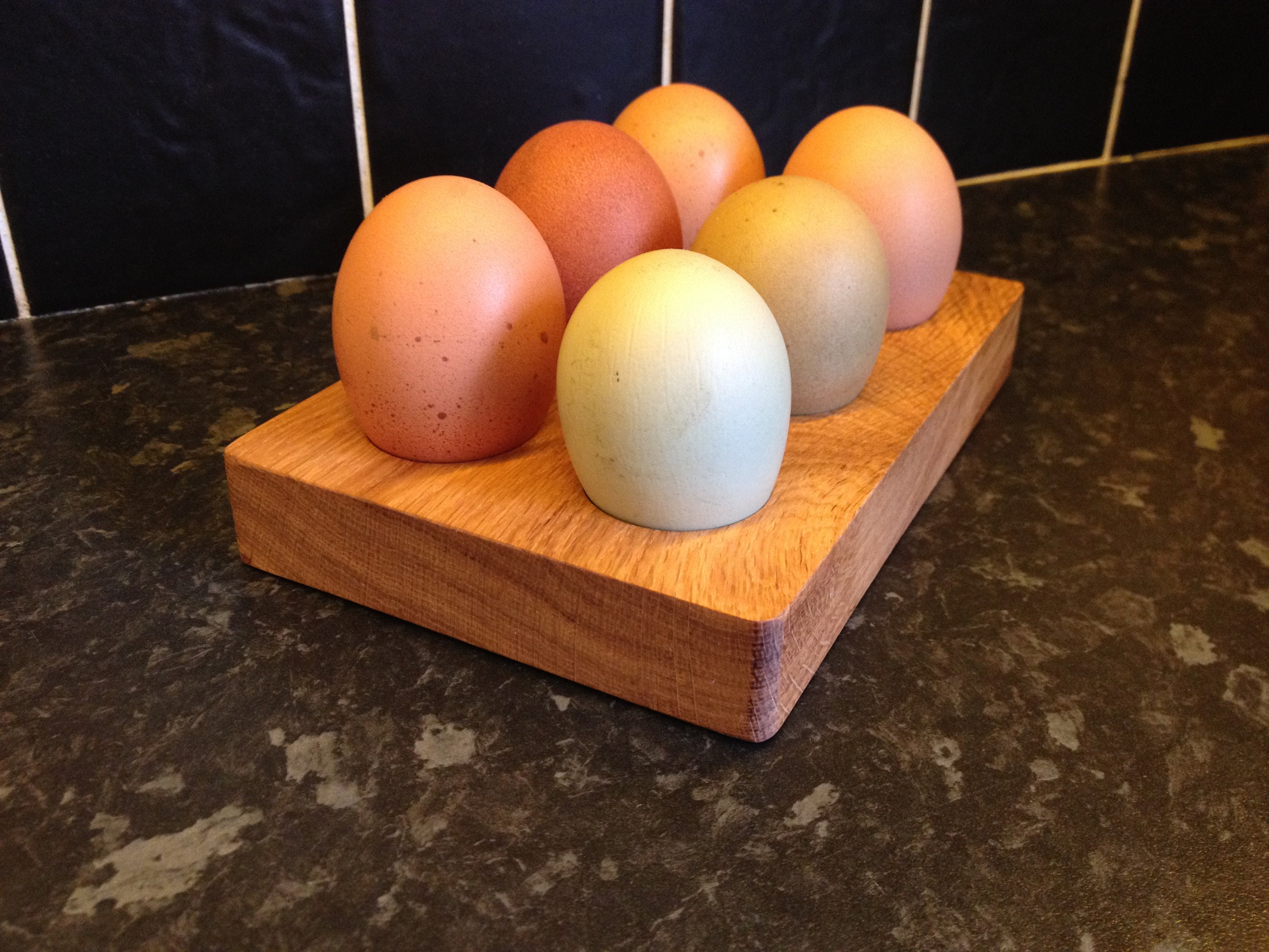 Egg holder wooden egg rack gift for chef gift for cook | Etsy