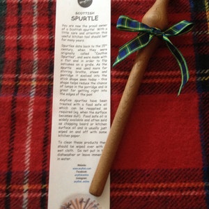Traditional Spurtle Handmade in Scotland, Scottish Hardwood, Wedding ...