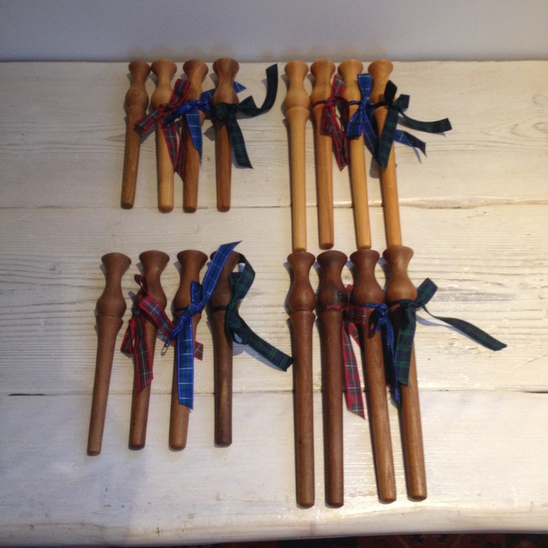 Traditional Spurtle handmade in Scotland Scottish hardwood | Etsy