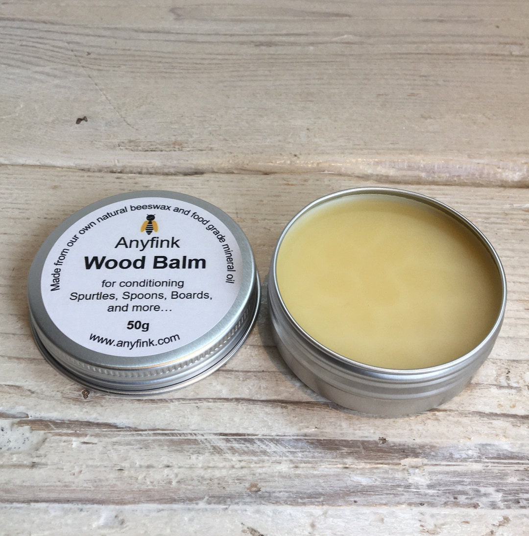 Anyfink Wood Balm for Conditioning Spurtles, Spoons, Boards, Bowls, Wax ...