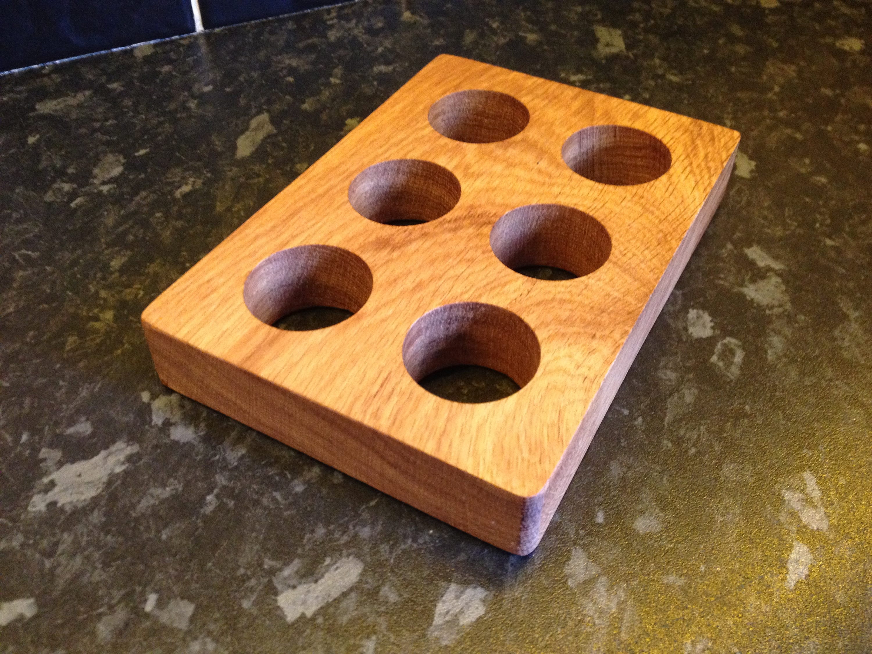Egg Holder, Wooden Egg Rack, Gift for Chef, Gift for Cook, Oak ...