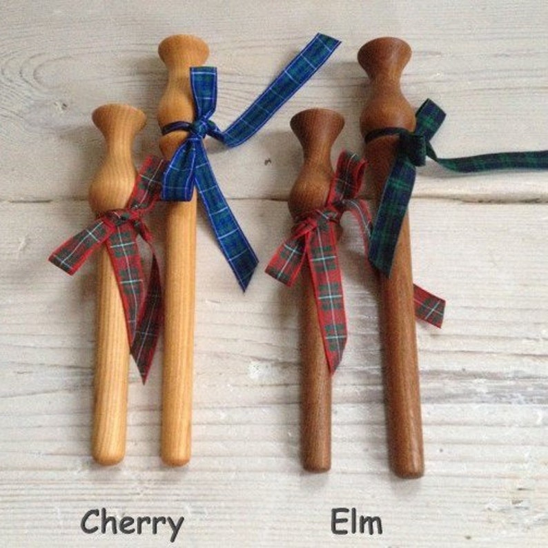 Traditional Spurtle handmade in Scotland Scottish hardwood | Etsy