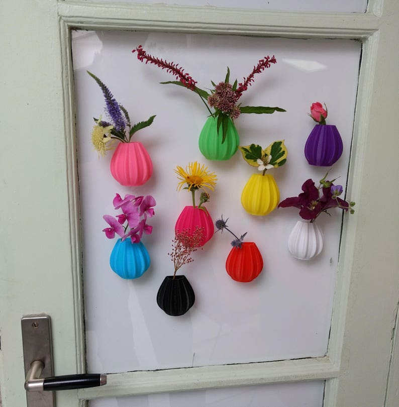 Home Décor Home & Living Colored suction flower vase for on your window ...