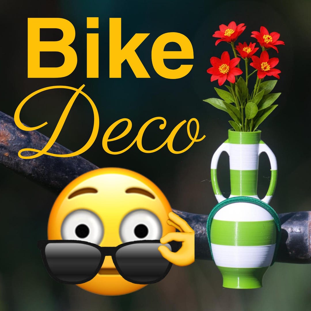 Bike Vase Model Egypt10 Bike Flower Vase for Handlebars. Great Gift for ...