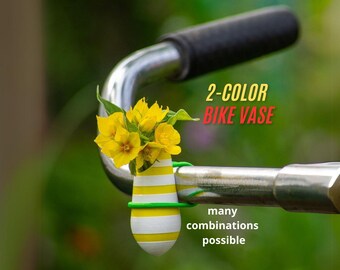 Bike Flower Vase for Handlebars Fun Biking Accessory for Summer, Flower ...