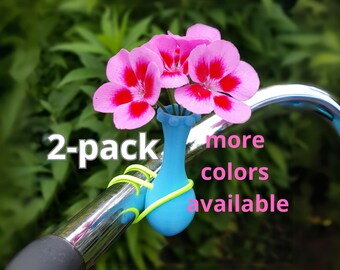 Bike Flower Vase for Handlebars Fun Biking Accessory for Summer, Flower ...