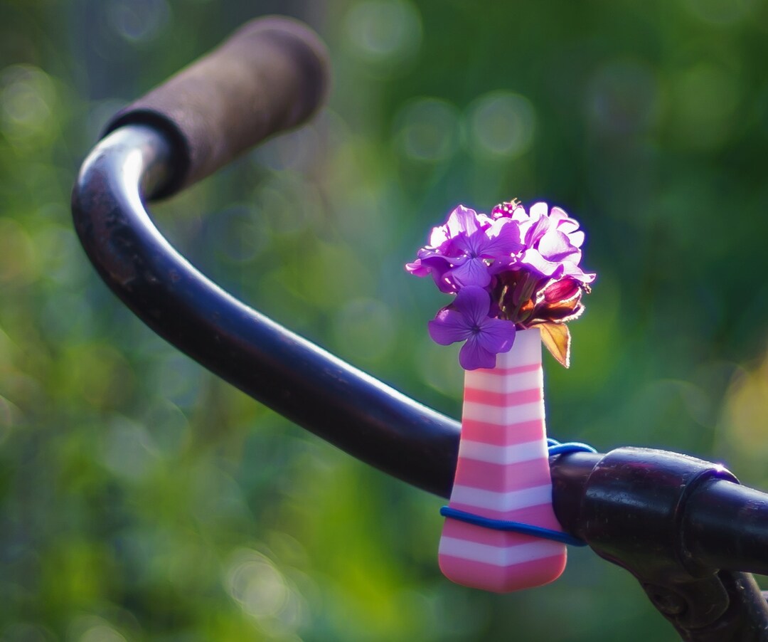 1x Two Color Square Bike Vase for on Your Bike With Colored - Etsy