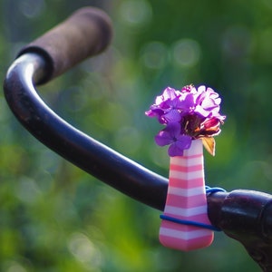 1x Two Color Square Bike Vase for on Your Bike With Colored - Etsy