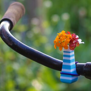 1x Two Color Square Bike Vase for on Your Bike With Colored - Etsy