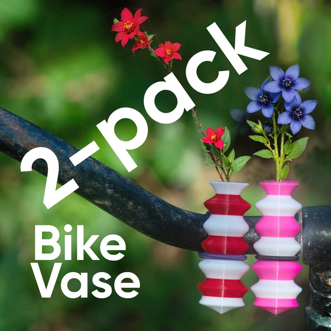 Bike Vase Model Aladdin 2-pack Bike Flower Vase for Handlebars. Great ...