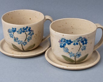 Forget Me Not Mug - Etsy
