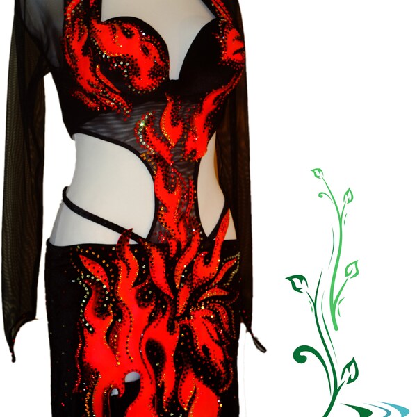 Flame Dress - Etsy