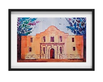 Alamo Painting Prints - Etsy