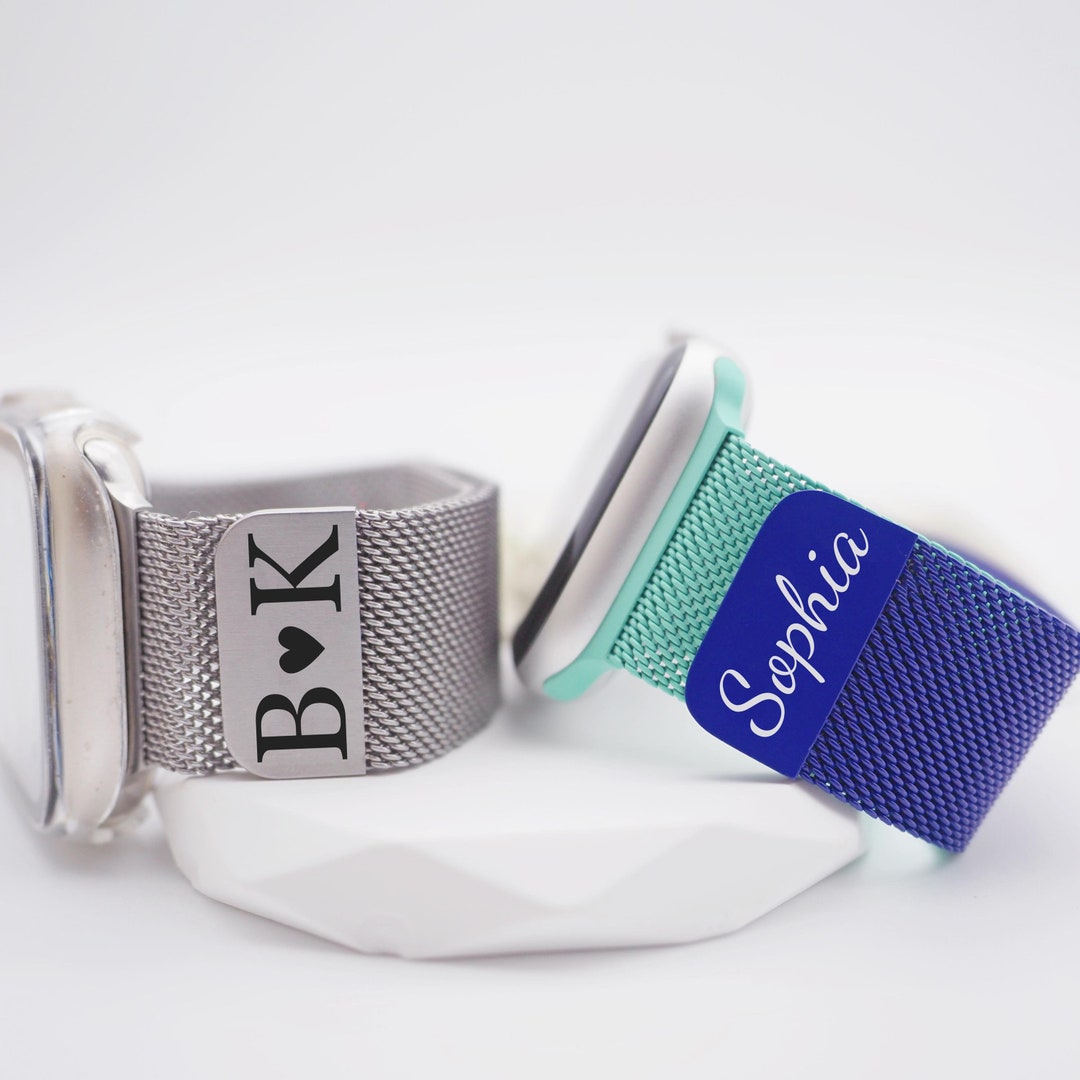Personalized Watch Band Custom Name or Monogram Engraved Custom Design ...