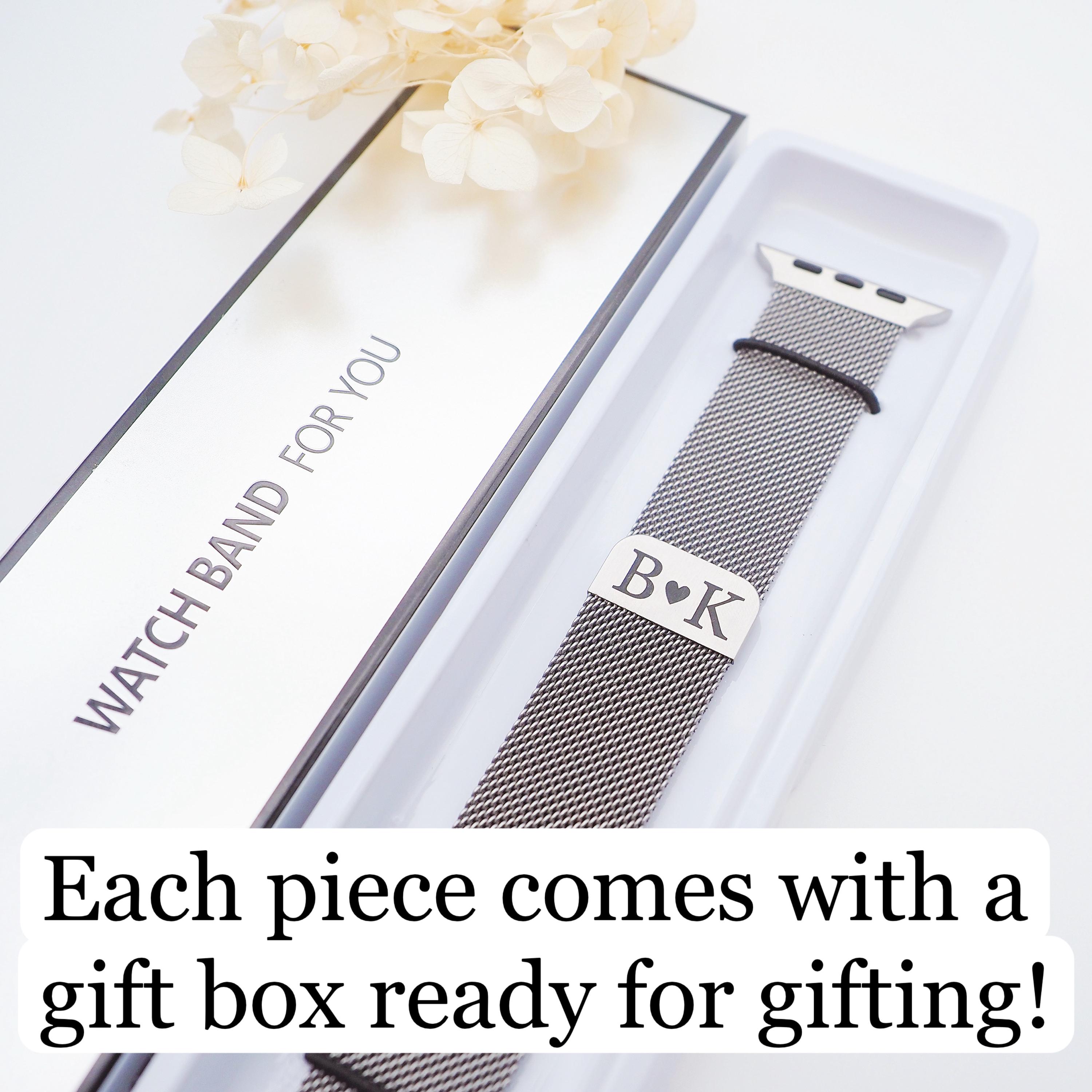 Personalized Watch Band Custom Name or Monogram Engraved Custom Design ...