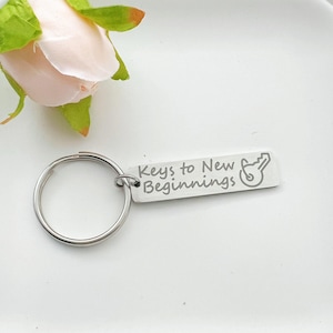 Personalized Keychain Custom Engraved Keyring for Men Key Accessary for ...