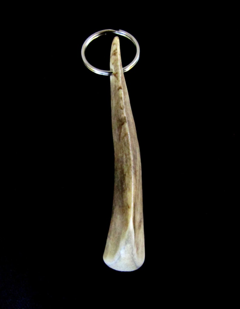 Natural Deer Antler Brow Tine Key Ring,key Fob,charm,pendant,necklace ...