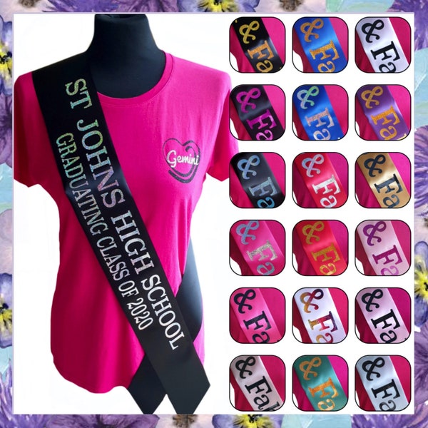 Graduation Sash - Etsy