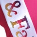 Its My 25th Birthday Sash - Glitter 25 Sash - Choose Your Favourite ...