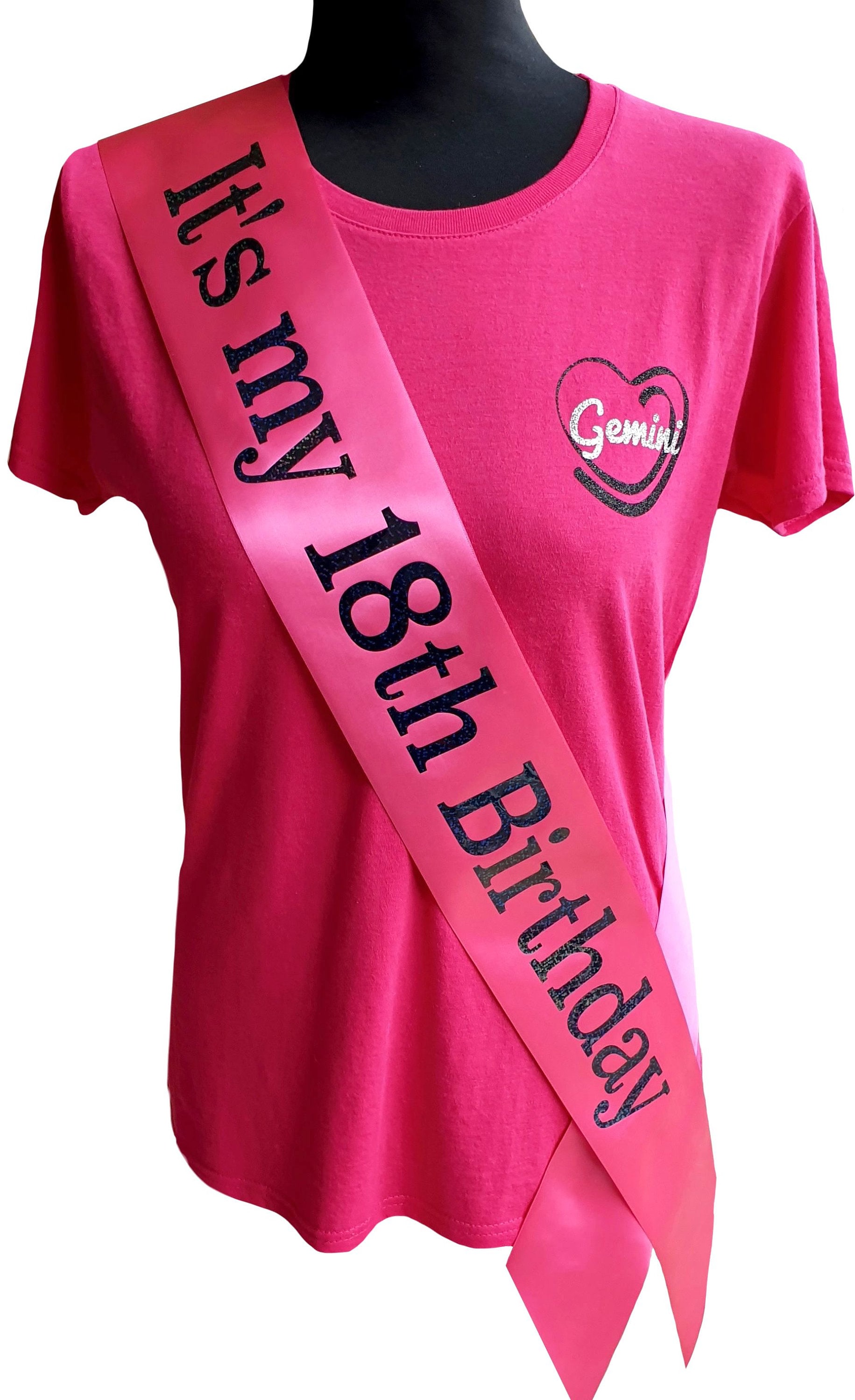 Its My 18th Birthday Sash Glitter 18 Sash Choose Your - Etsy Australia
