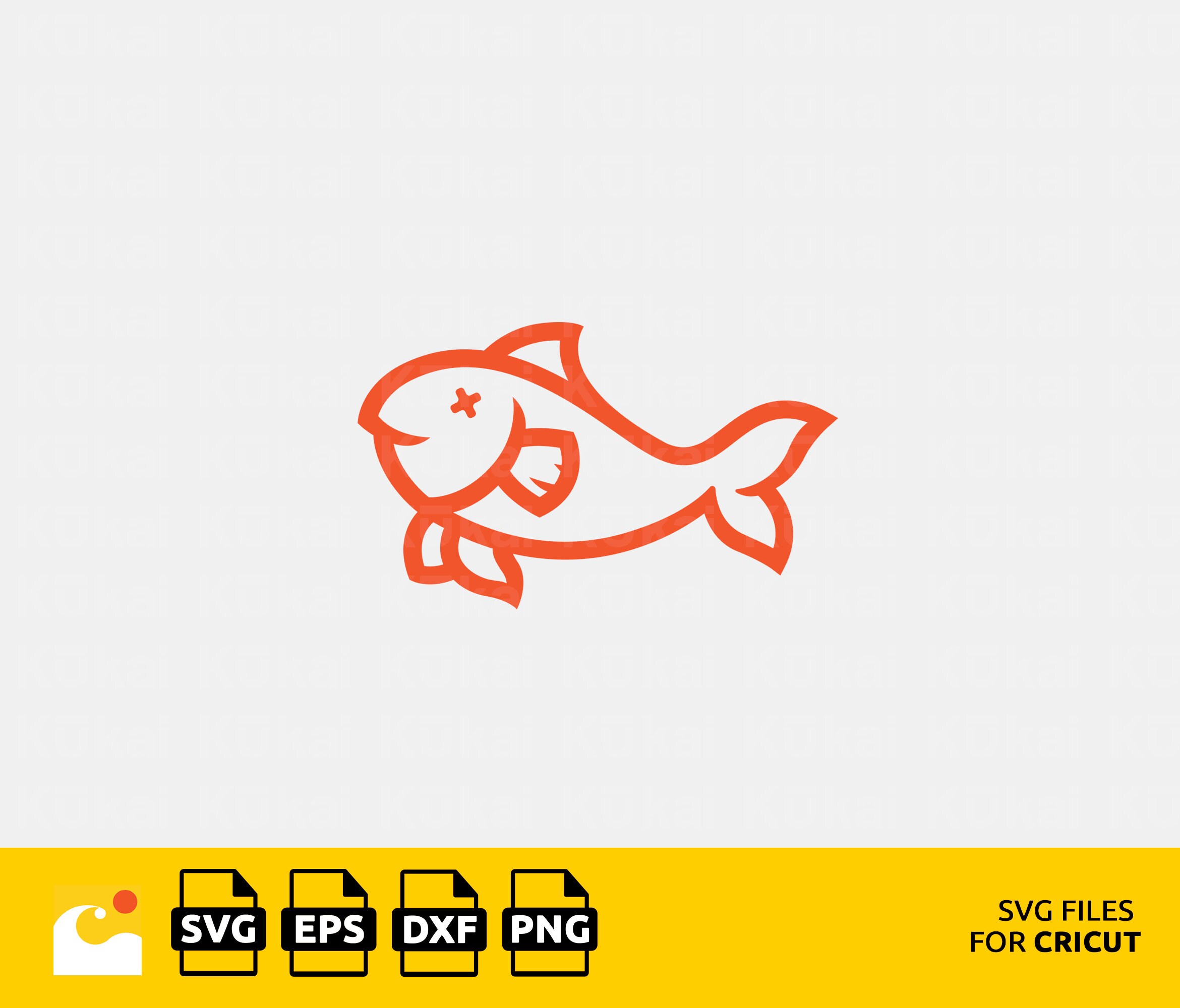 Fish Svg for Kids, Fish Outline Svg, Fish Clipart, Funny Clipart ...