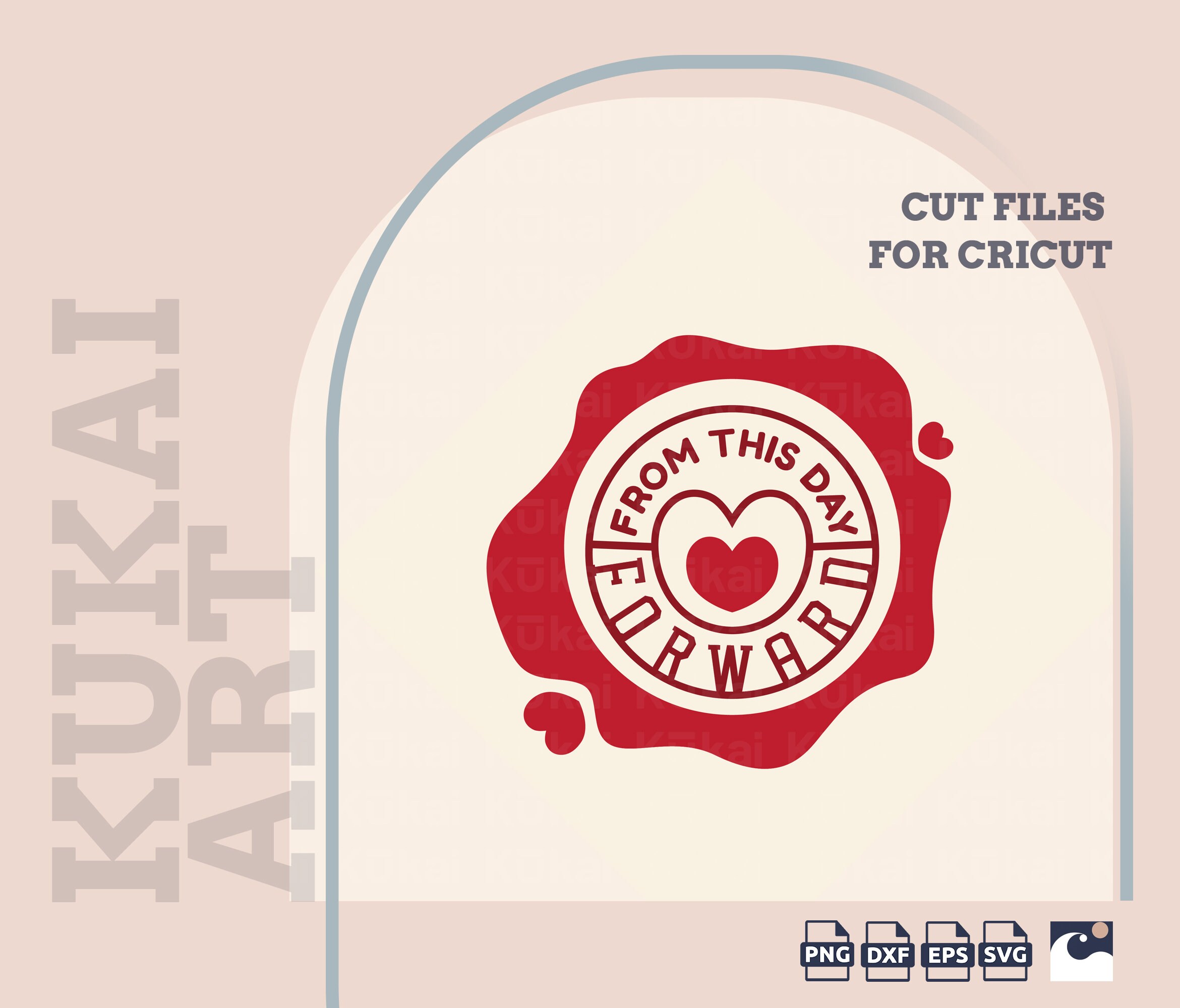 From This Day Forward, Stamp Svg, Wedding Svg, Love Svg, Heart Svg ...