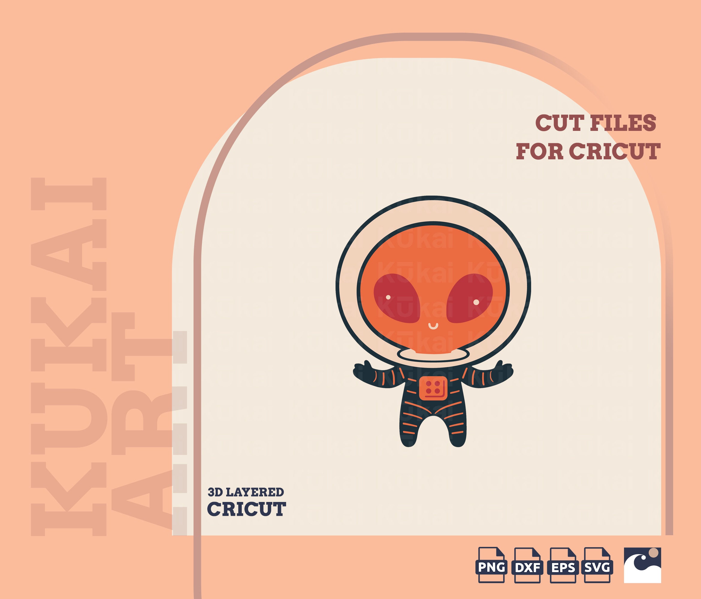 Alien 3D Paper Craft Template, UFO Svg, Alien Cut File, Cut Files for ...