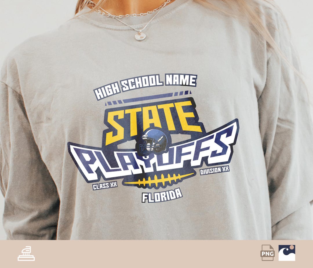 Custom Football Playoff, Sublimation PNG, State, College Playoff ...
