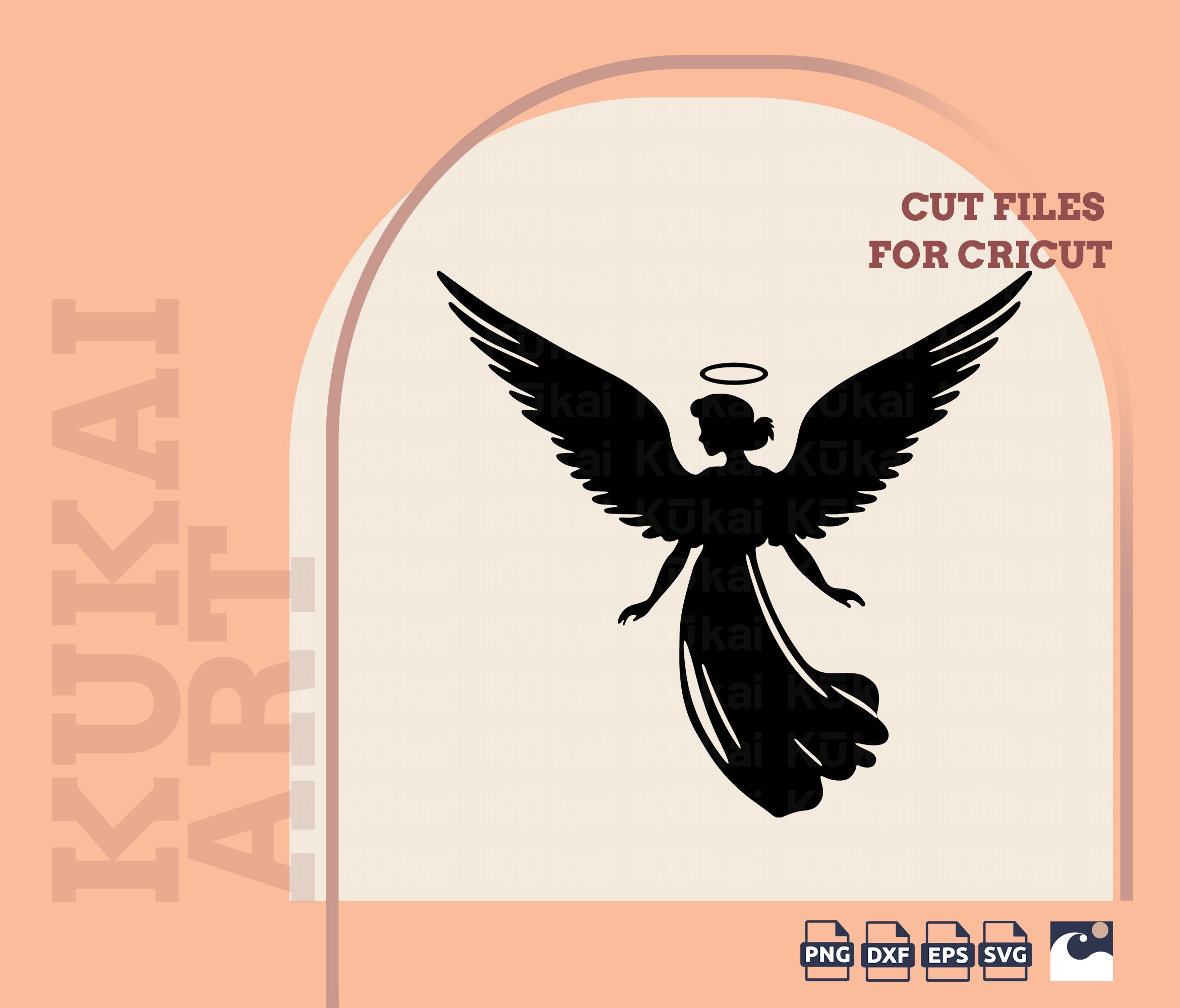 Heavenly Angel svg, Silhouette, Angel svg, Angel Svg File, Angel ...