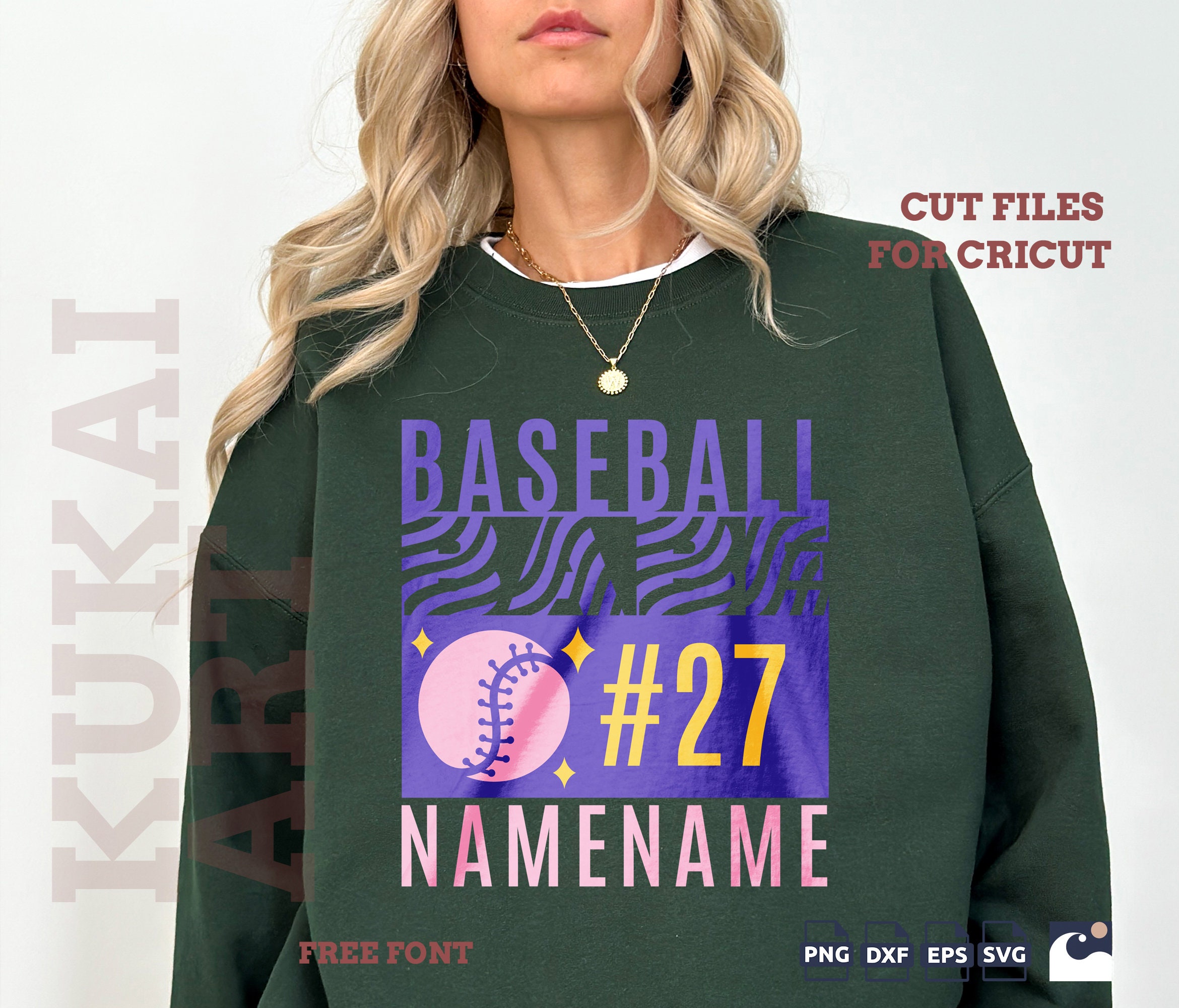 Customizable Baseball Babe, Softball Svg Png, Girl Baseball Svg ...