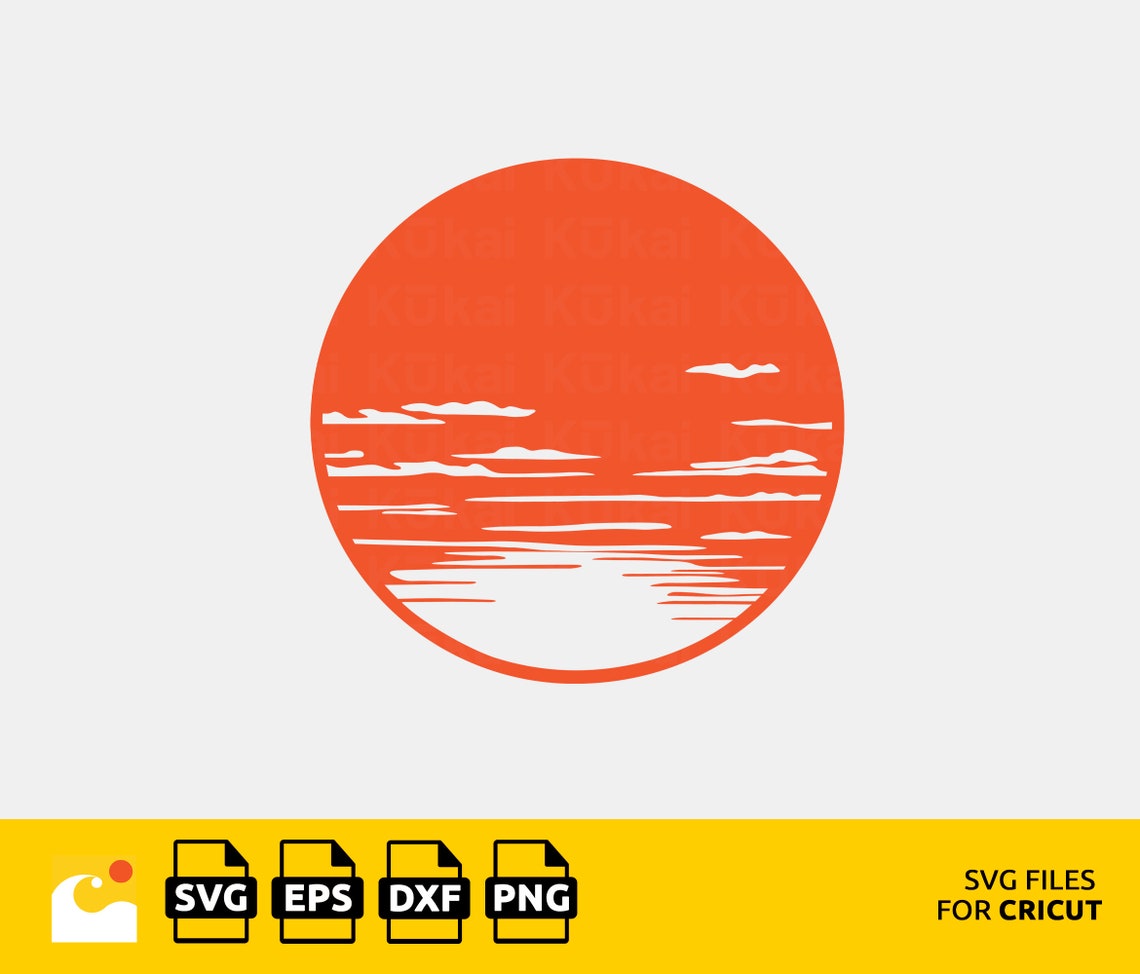 Beautiful Sunset Sky SVG for Cricut, Sunset Svg, Sunset Sky, Sunset Sky ...