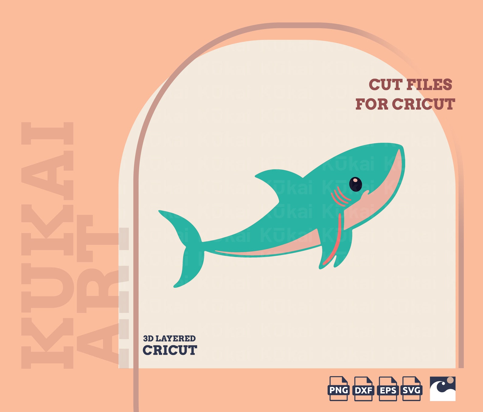 Whale Svg 3D Layered, Ocean Animal, Whale Svg, Whale Layered, Whale ...