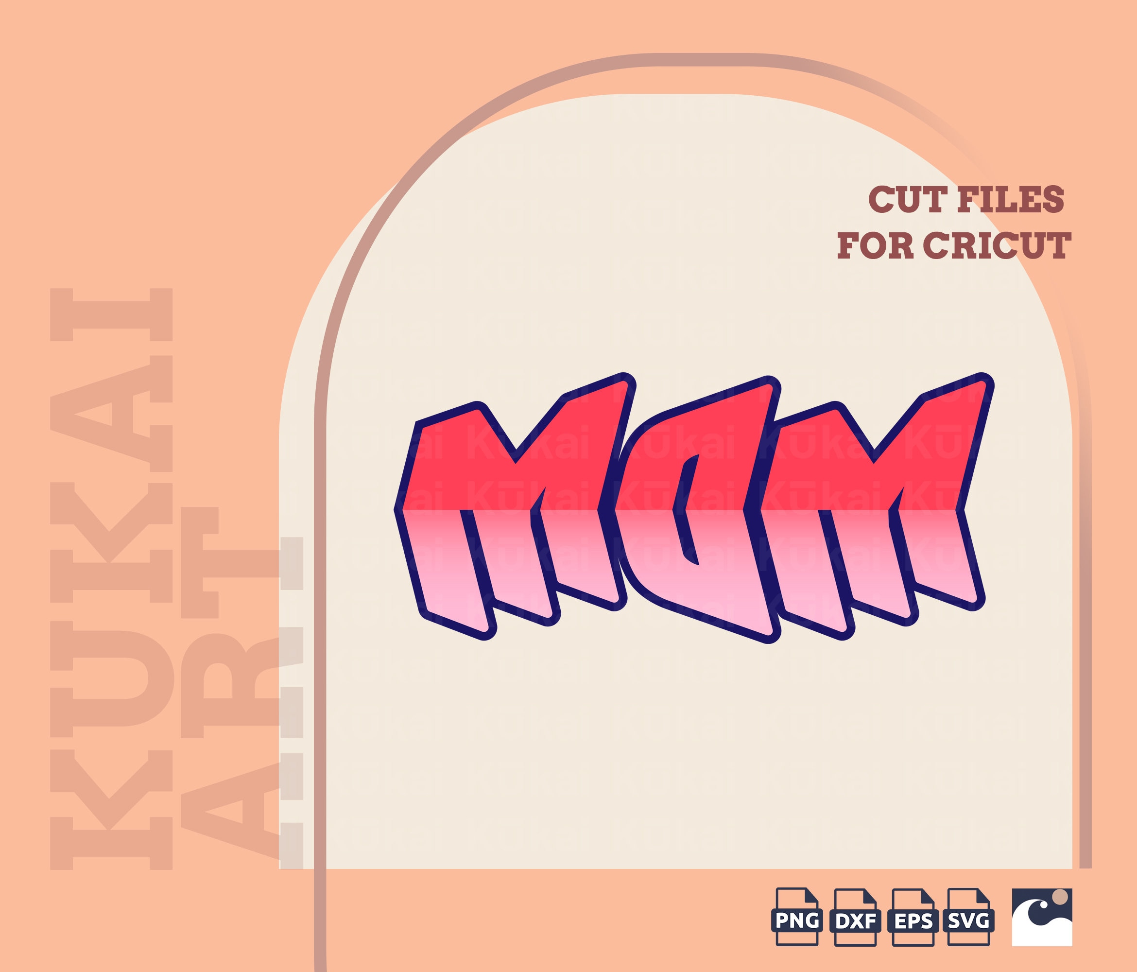 Mom Cursive SVG for Mother's Day, Mom Svg, Mom Typography, Love Mom ...