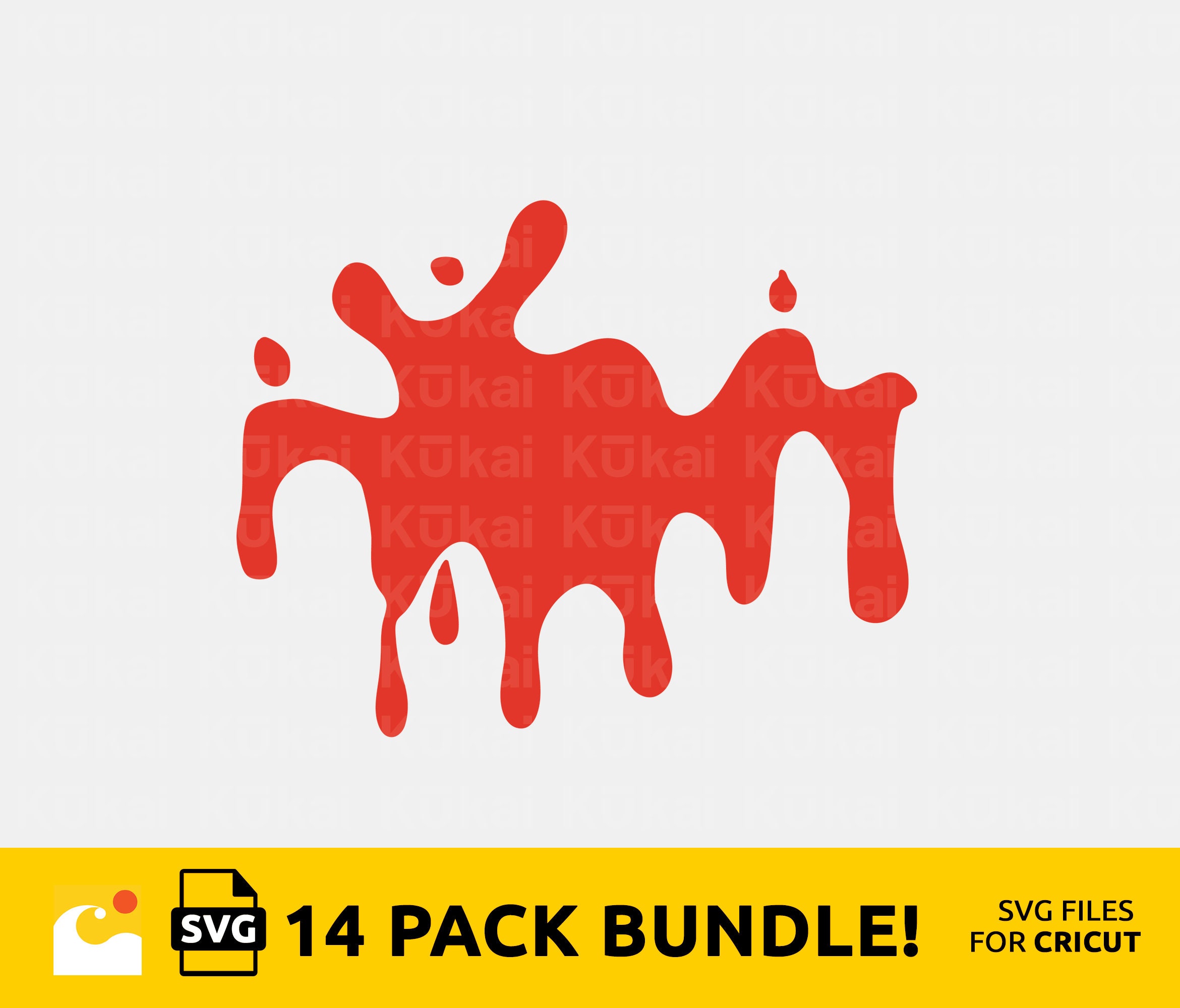 Blood Drop SVG Halloween File for Cricut, Blood Drips - Etsy