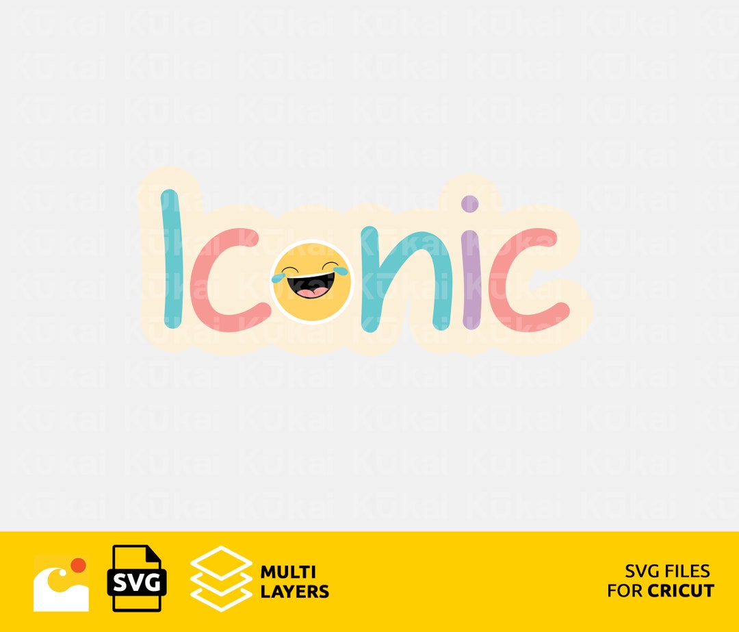 ICONIC Happy SVG Happy Face Svg Smiley Face Svg Emoji Svg - Etsy Hong Kong