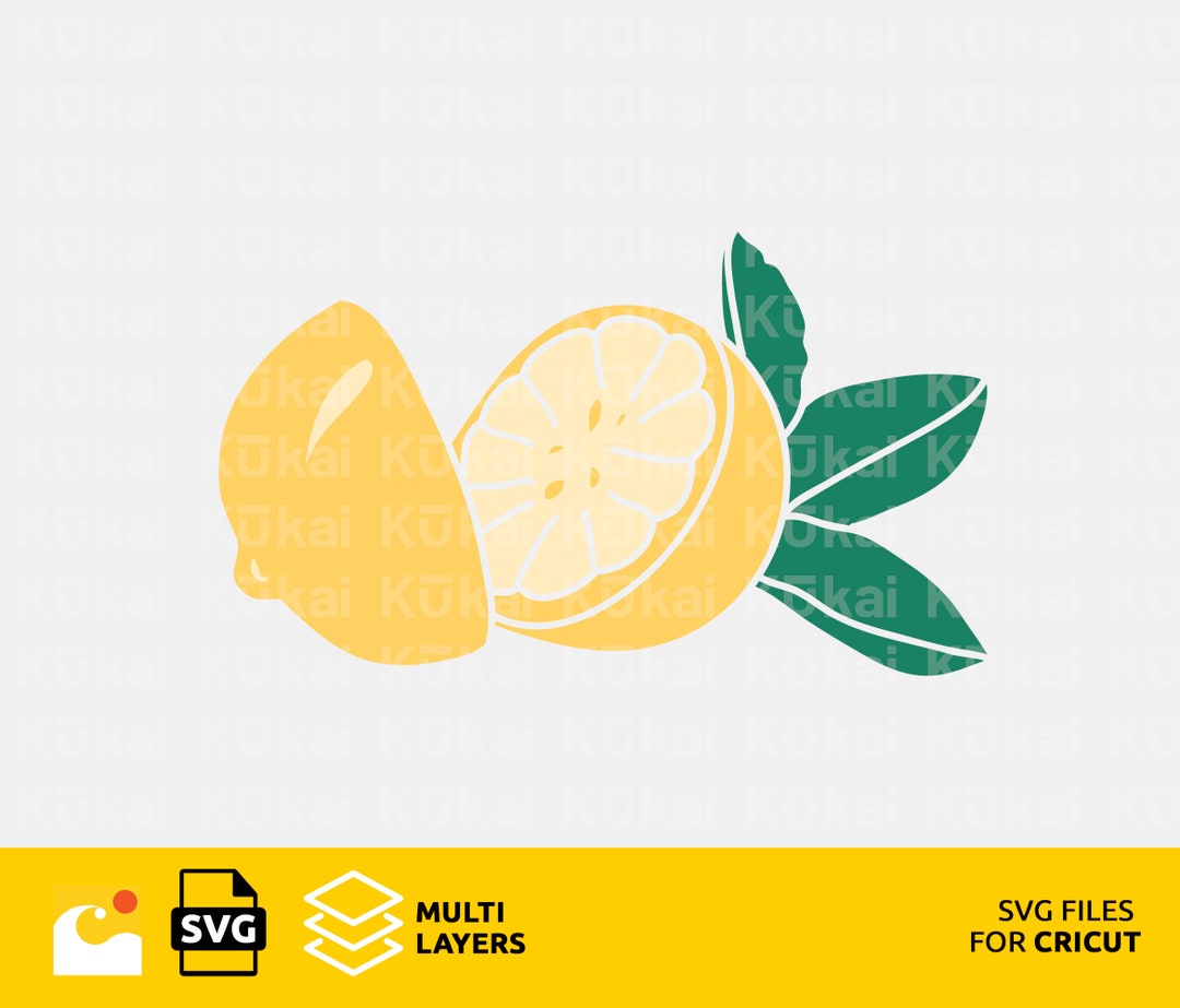 Lemon SVG File for Cricut Fruit Svg Fruit Clipart Lemon - Etsy Australia
